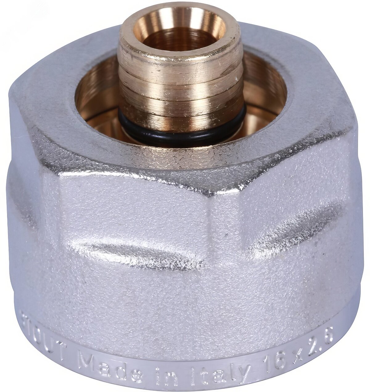 Фитинг компрессионный для PEX труб 16x2.6x3/4