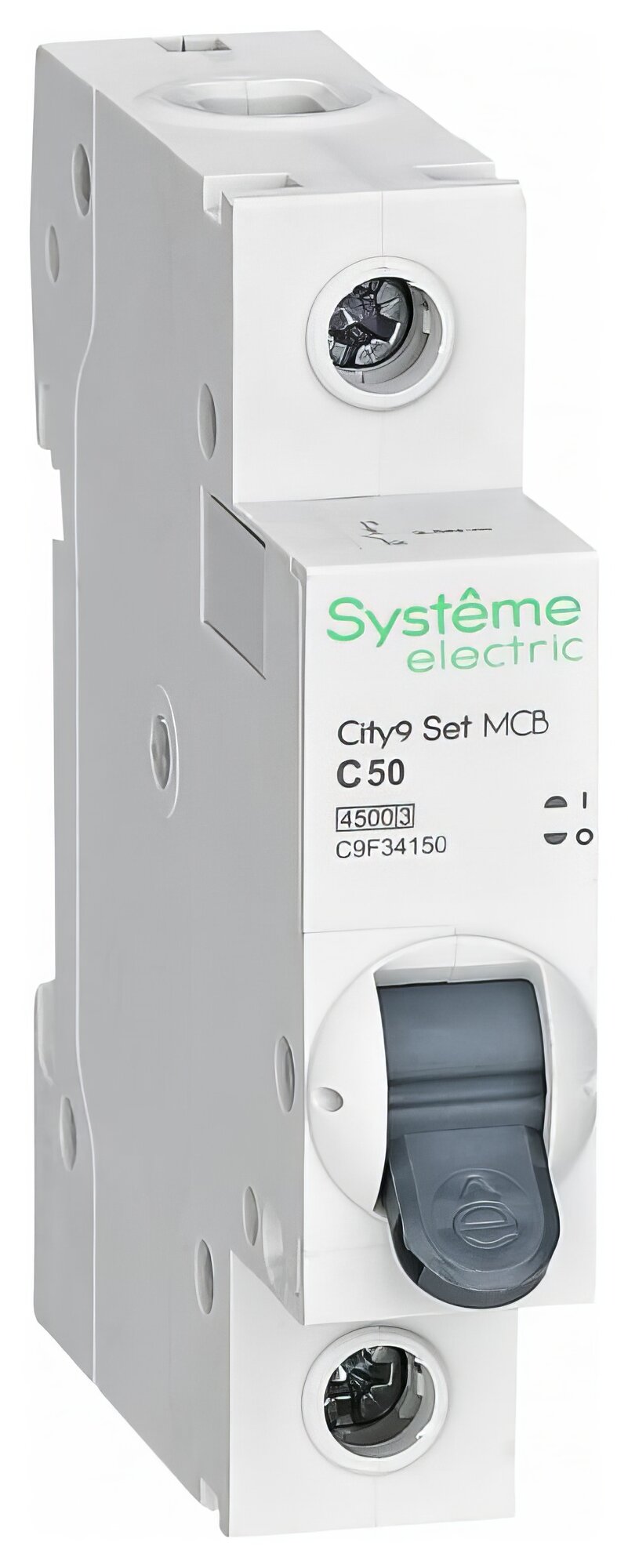 Автоматический выключатель Systeme Electric City9 set ав с, 50 А, 1 Р, 4.5 kА, 230 В (ранее EZ9F34150) C9F34150