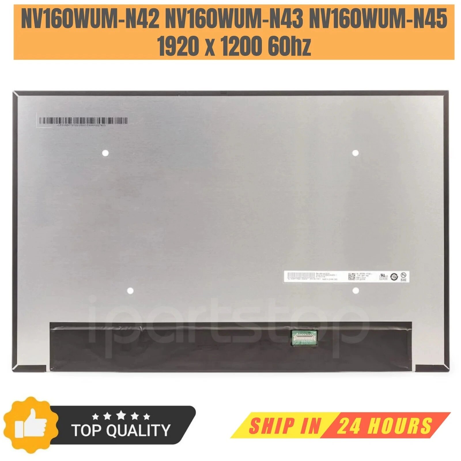 IParts ЖК-экран 16.0 дюймов для ноутбука NV160WUM-N42 NV160WUM-N43 NV160WUM-N45 60Гц