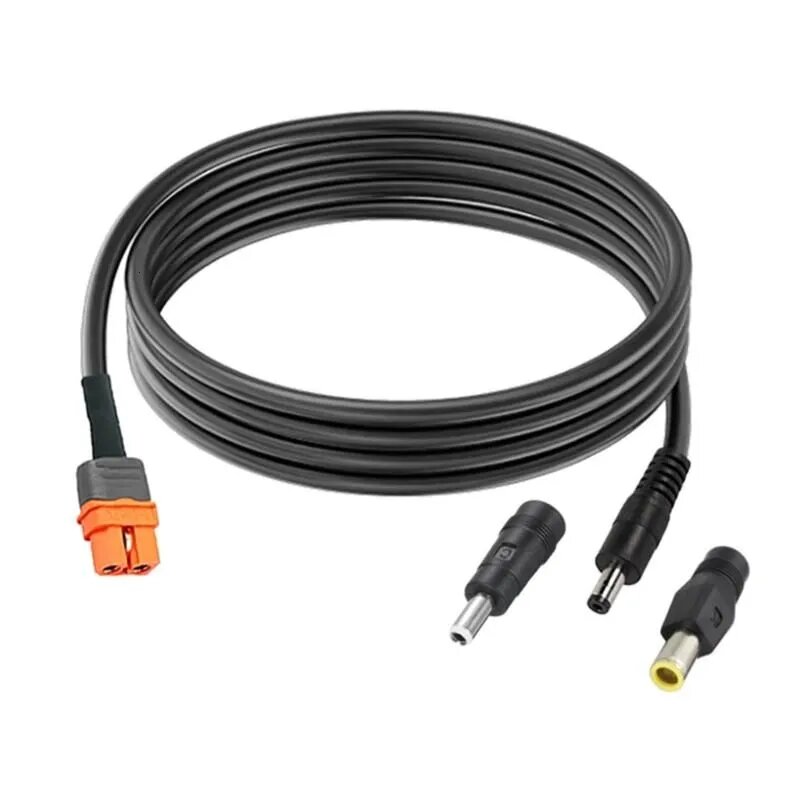 Кабель XT60i на DC5521 с адаптерами DC5525 и DC7909, 15AWG, 3m