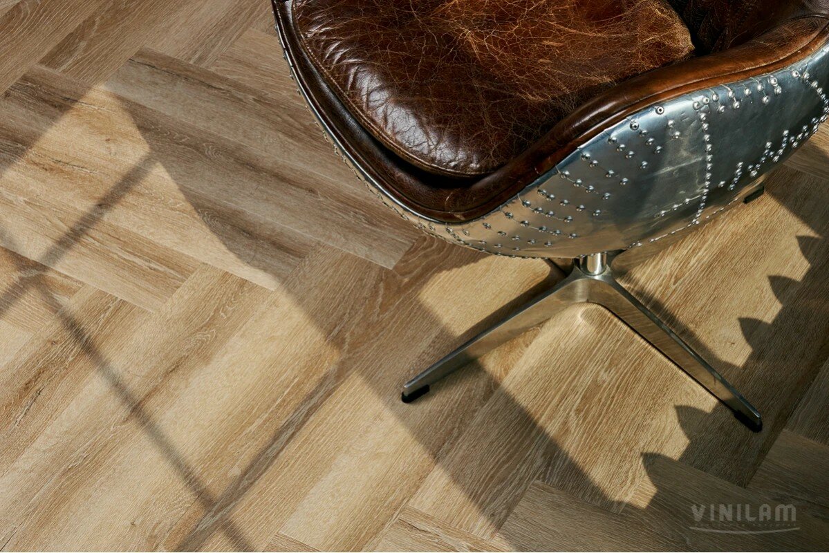 LVT-Плитка VINILAM GD11166 Паркет Классический Glue