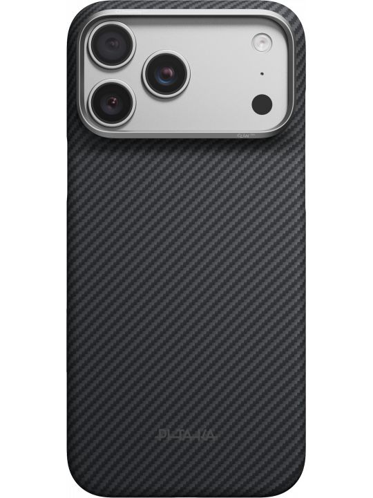Ультра тонкий чехол Pitaka для iPhone 18 Pro Edge (Ultra-Slim) Essential, Black/Grey