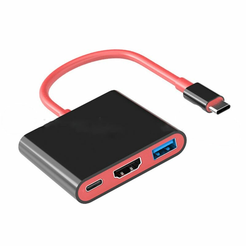 Портативная докстанция расширения Switch устройство зеркального отображения экрана OLEDконвертер HDMIадаптер