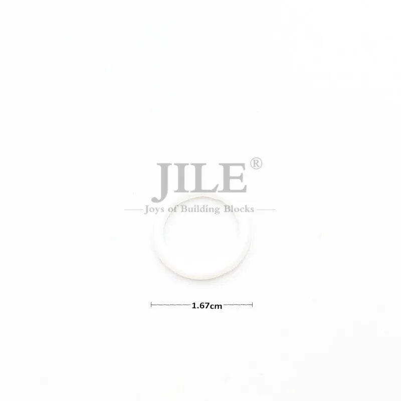 Резиновые кольца для конструкторов Jile, 10 шт Бежевый, 70902 2x2