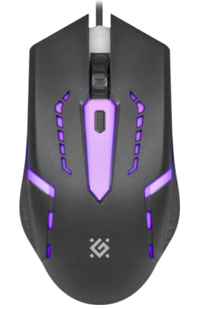 Мышь Defender Flash MB-600L 7цветов подсветки ,4кнопки,800-1200dpi (52600)