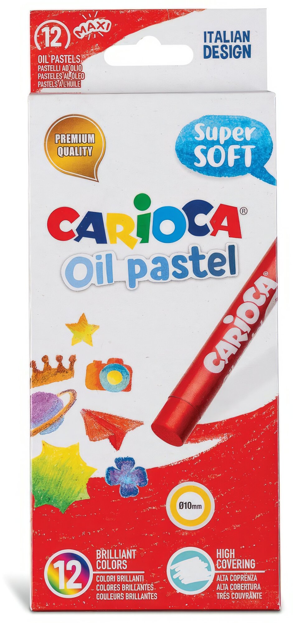 Carioca Пастель масляная Maxi 12 цв. 43277