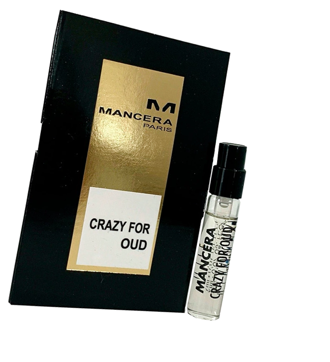 Парфюмерная вода Mancera Crazy For Oud пробник 2 / Мансера Крейзи Уд миниатюра / Красивый и оригинальный аромат