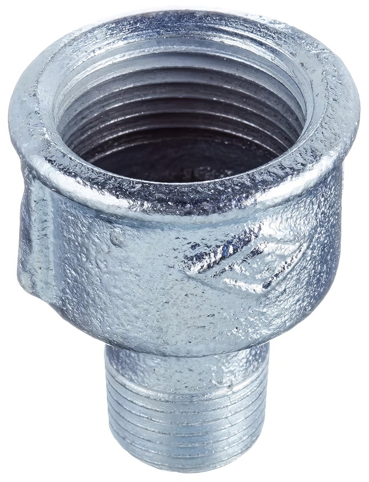 Муфта переходная Gebo Platinum 1 ВР(г) х 1/2 НР(ш) чугунная оцинкованная (246-25V)