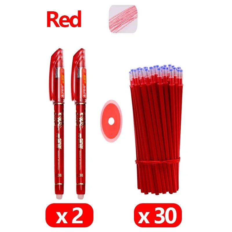 Гелевые ручки Bullet Red 33Set