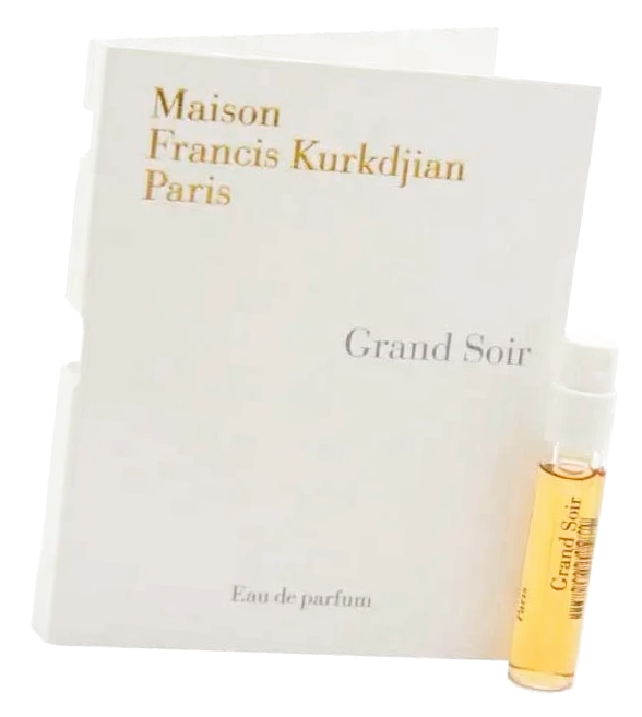 Яркий парфюм Maison Francis Kurkdjian Grand Soir сэмпл 2 / Парфюмерная вода Мейсон Франсис Куркджан Гранд Суар пробник
