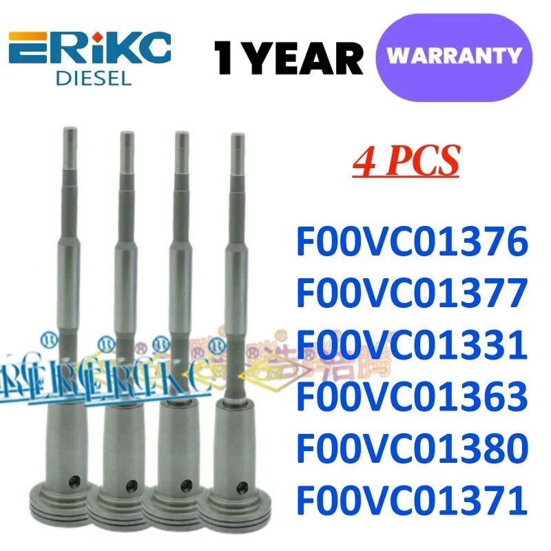 4 шт. автоматический инжектор Common Rail клапан F00VC01376 F00VC01377 дизельного топлива F00VC01377