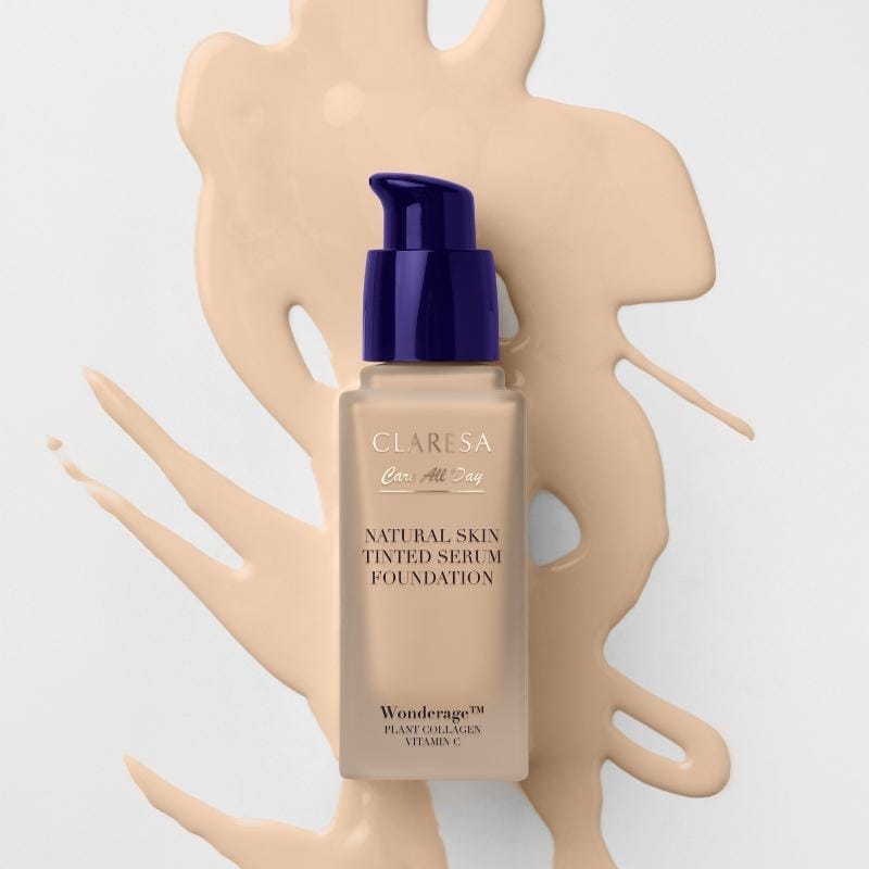 Тональный крем Claresa Natural Skin Tint Serum Foundation, 1w light warm, 32 мл