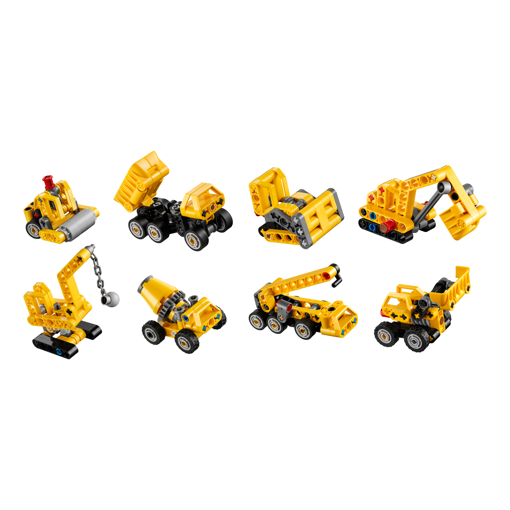 Конструктор LEGO Technic 42233 Могучие Машины, желтый, 44 дет. — фото 1
