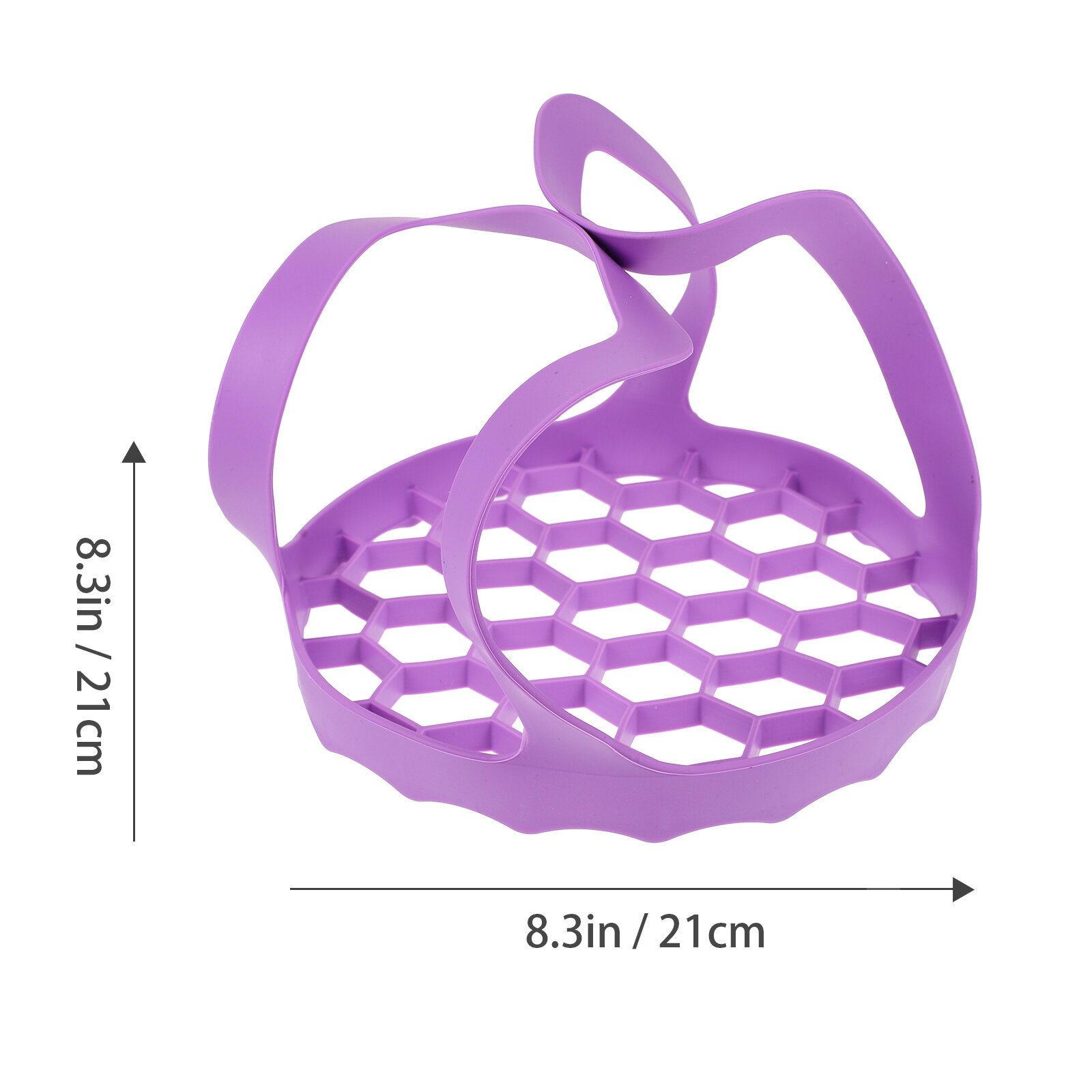 Silicone Vegetable Steamer Basket Для Приготовления Паровых Пельменей И Овощей 21X21X15Cm