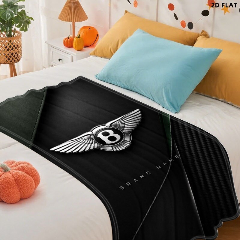 Bentley плед из флиса с кашемиром