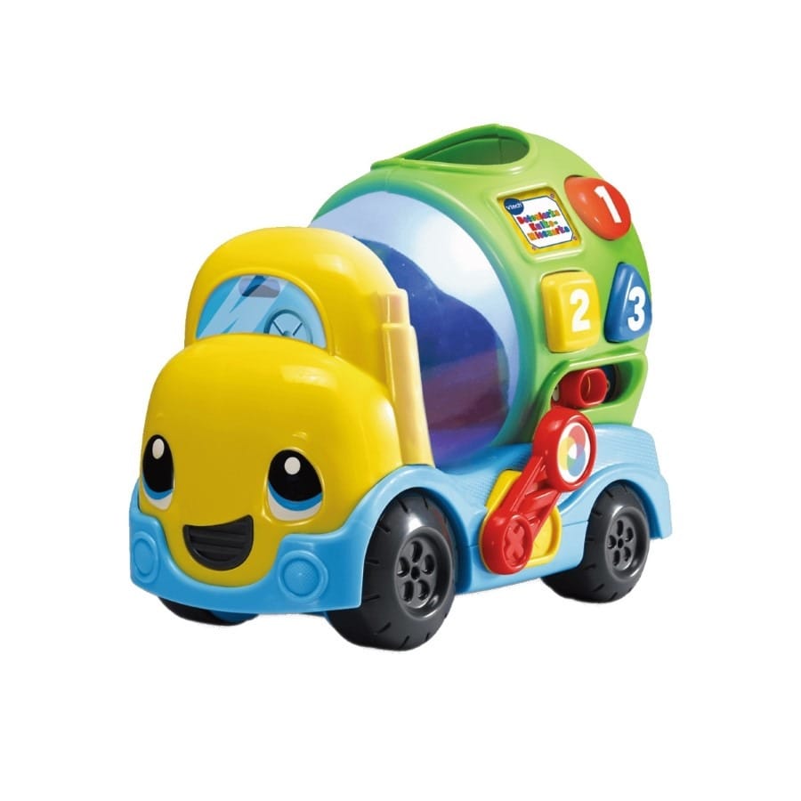 Игрушечная машинка Vtech бетономешалка, разноцветный
