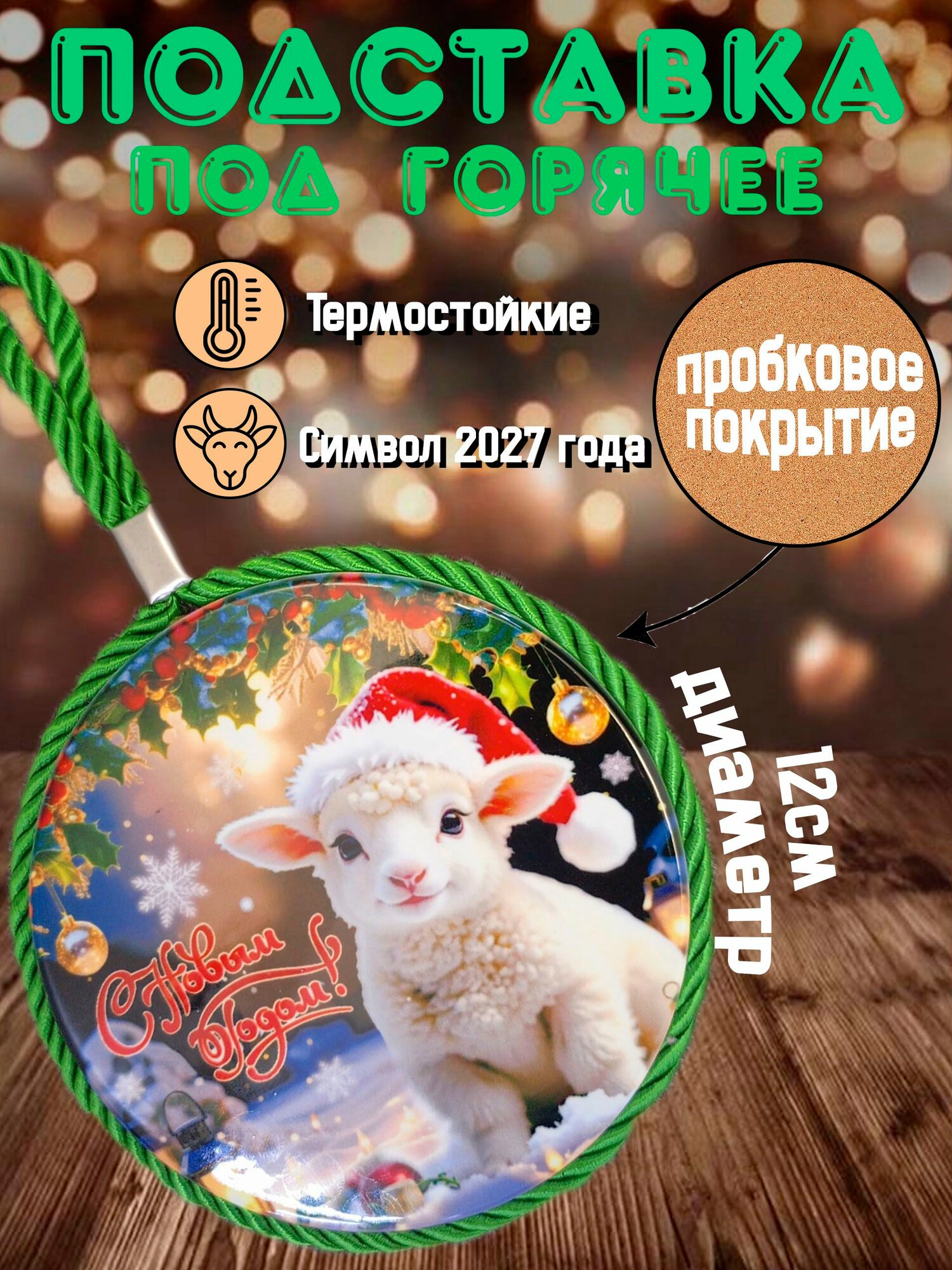 Подставка под горячее "Символ Нового Года 2027"