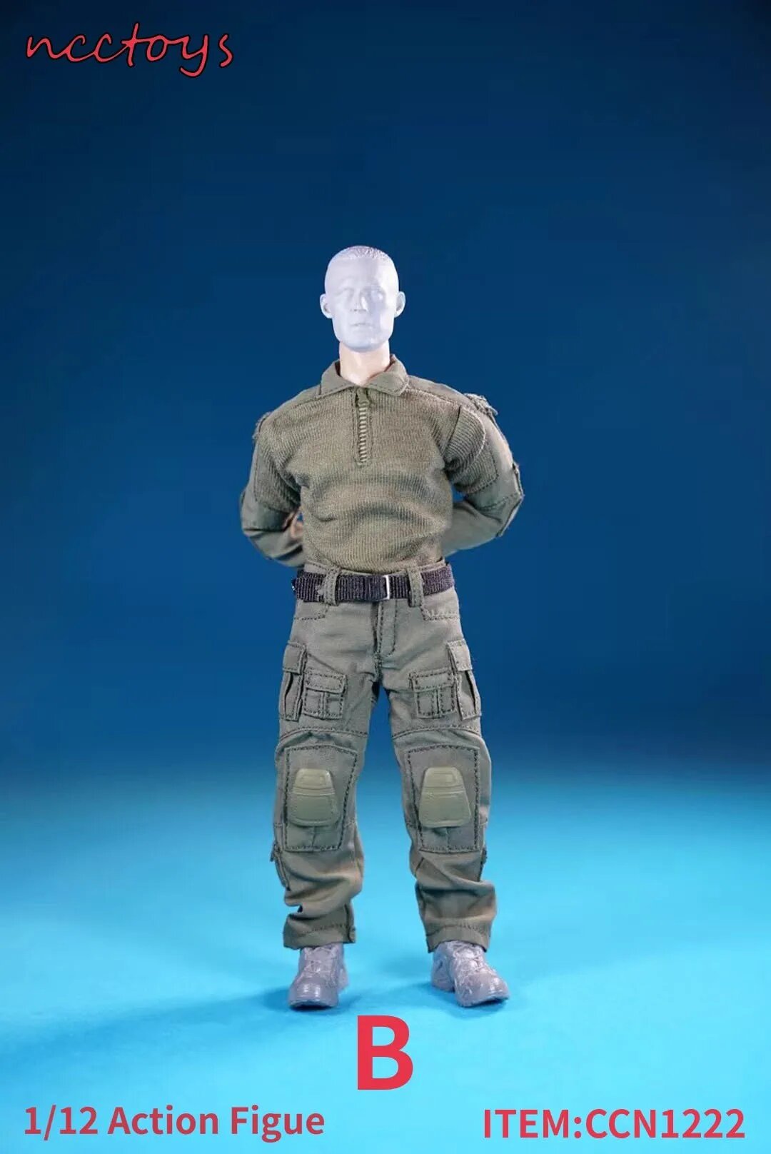 Тактическая боевая форма Taholicy для 1/12 фигурок Clothing B