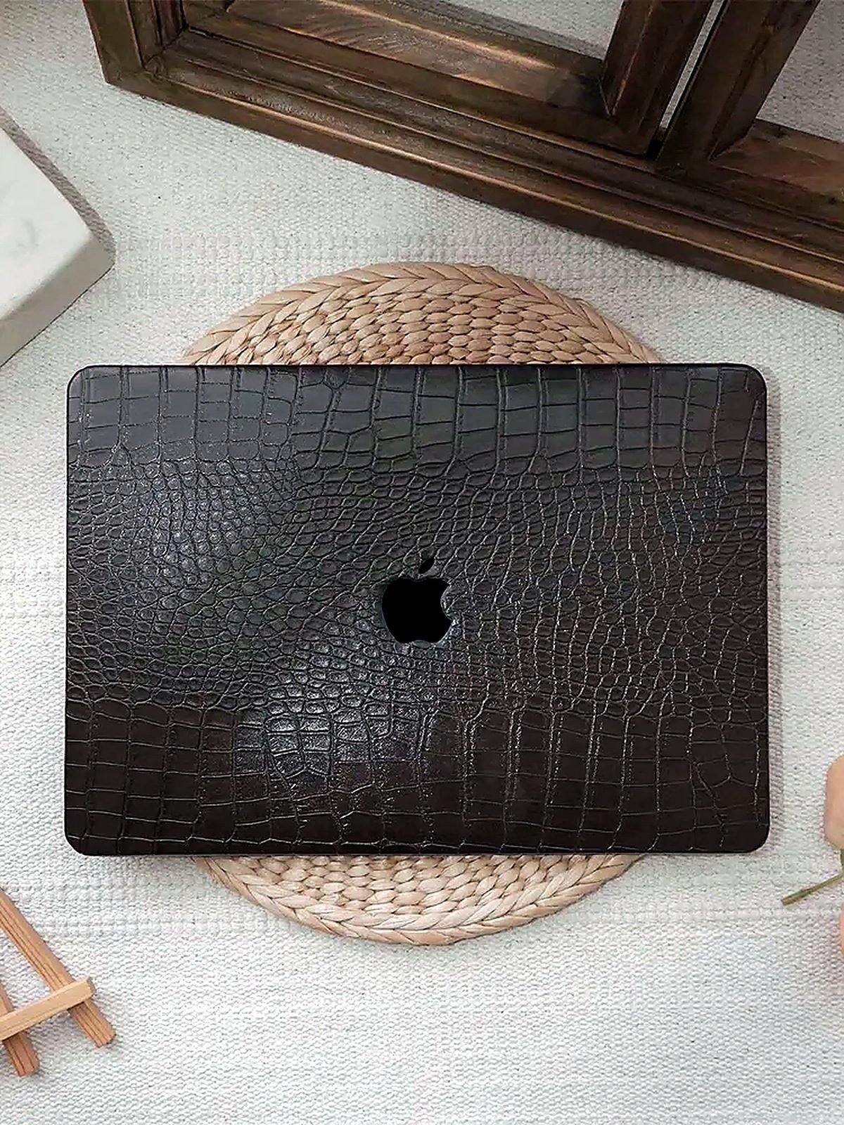 Жесткий кейс макбук Чехол-накладка Case для макбук Air13" (2010-2017) M1(A1466 / A1369/A1304) Кожа крокодила