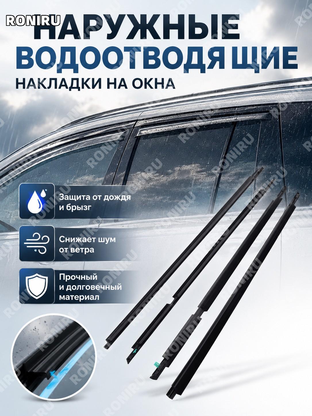 Наружная водосливная накладка стекла двери Toyota Prado Land Cruiser LC120 LC150, резиновый молдинг окна авто!