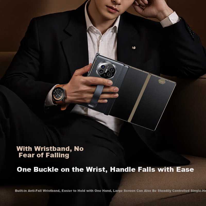 Магнитный задний чехол Mofi для Huawei Mate Xs - двойная защита, полное покрытие, ударопрочный с трехсекционной