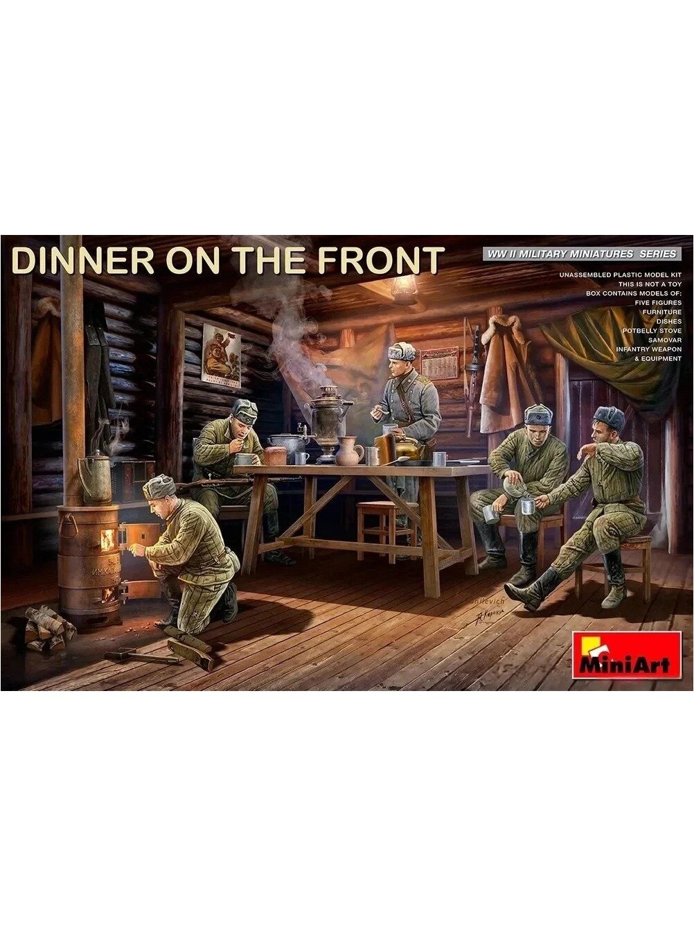 MiniArt 35325 1/35 Ужин на фронте (набор из 5) (Пластиковая модель)