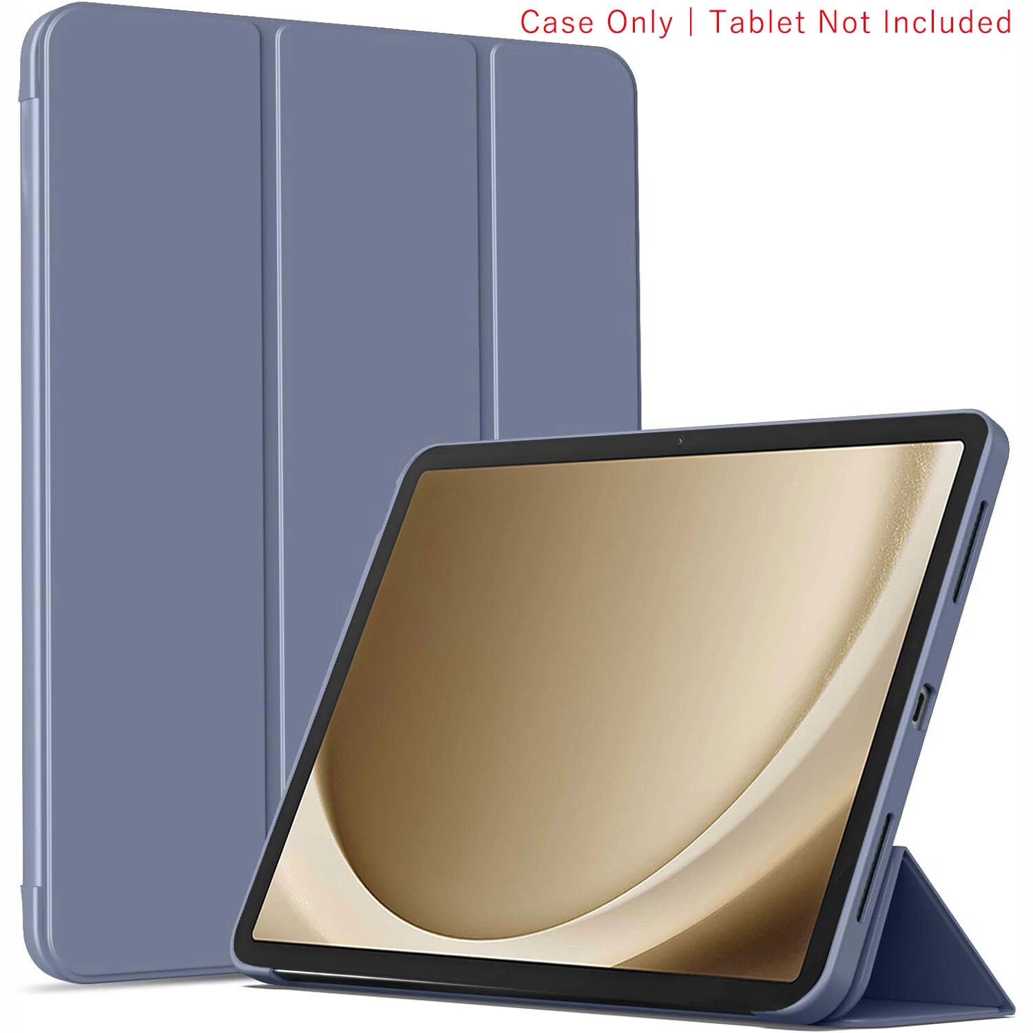 Чехол-книжка QIJUN для Samsung Galaxy Tab A11 Plus 11" Серый, YT Lavender Purple