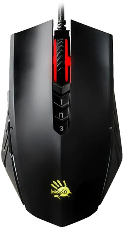 Мышь проводная A4TECH Bloody A70, игровая, оптическая, USB, 6200dpi, черный