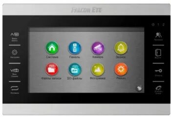 Видеодомофон для квартиры Falcon Eye монитор для дома или офиса, черный (FE-70 ATLAS HD (BLACK)