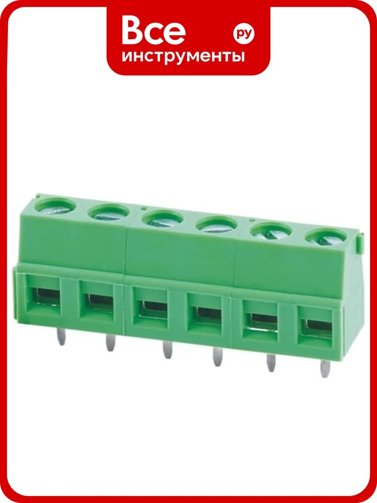 Клеммник Golten 2-контактный 5.0, прямой GT127-5.0-02P-14-00, 50 шт erp847912