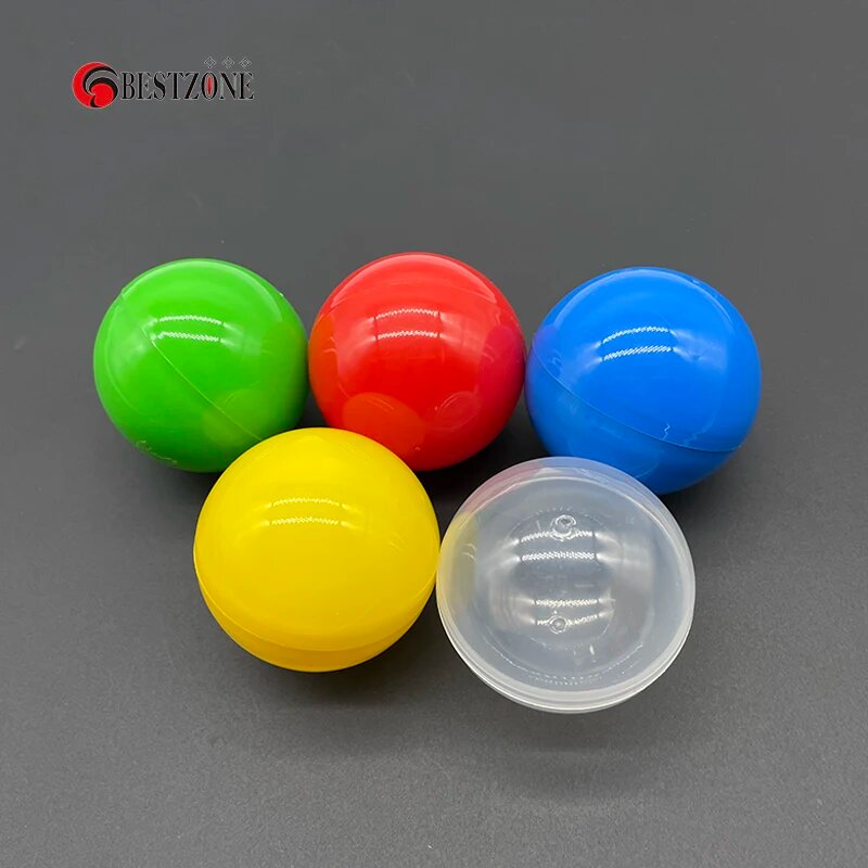 BESTZONE пластиковые капсулы для яиц 50 шт. 60 мм 50Pcs-Random Mixing