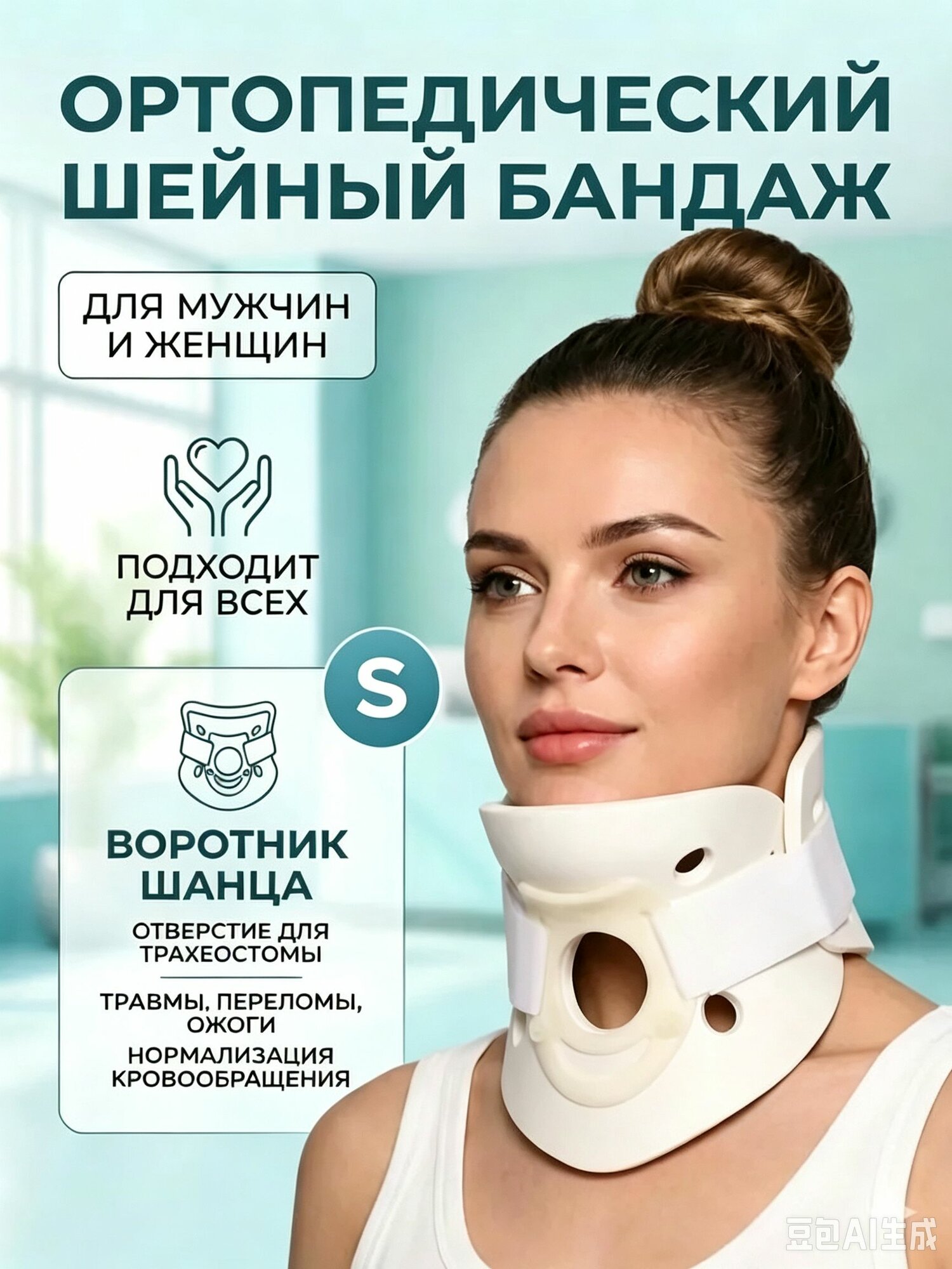 Тренажер для шеи DCY39-3343-1pc, Артикул: 5566911470, Цвет: Белый