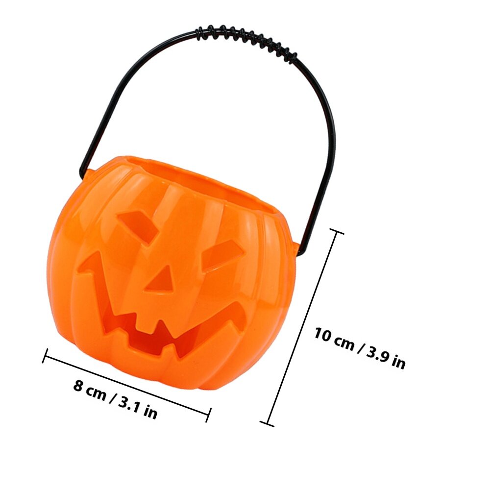 Подарочные Баки В Forme тыквы С Звуковым Датчиком для Halloween 4шт 8X8X10CM