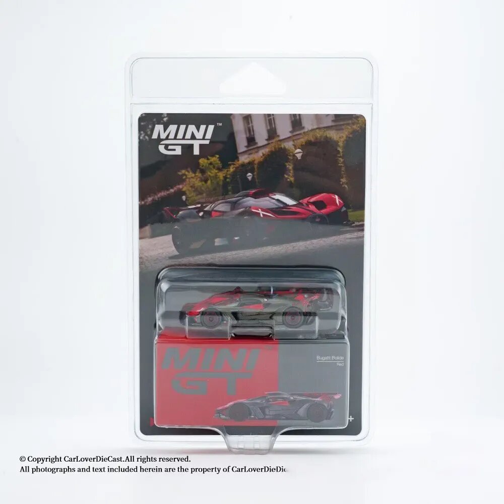 Машинка MINI GT MODEL 1:64 #1105 Bugatti Bolide RED Blister Packaging Die-cast Alloy Model Collection Toy Children Gifts