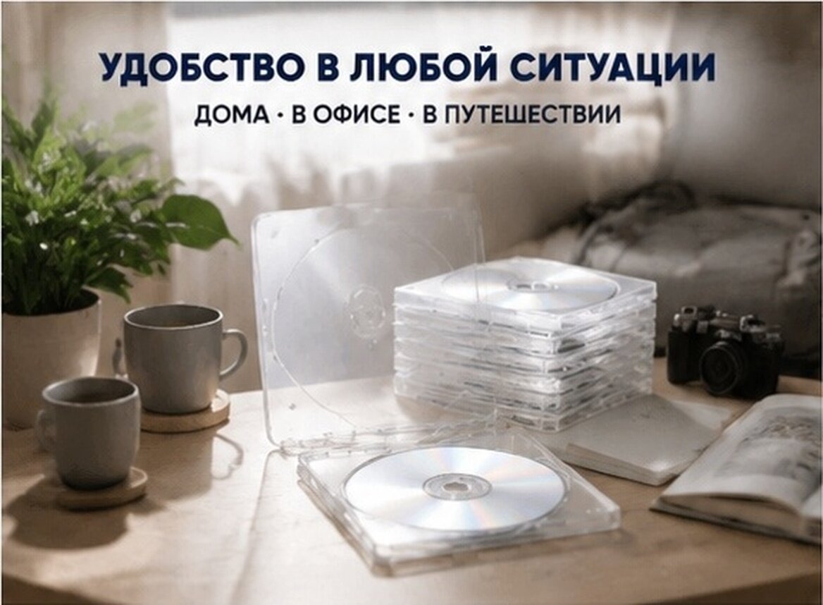 10 Штук Пластиковые Коробки Для Хранения CD Дисков Пустые Чехлы Для Защиты DVD 12 80X12 80X0 40Cm