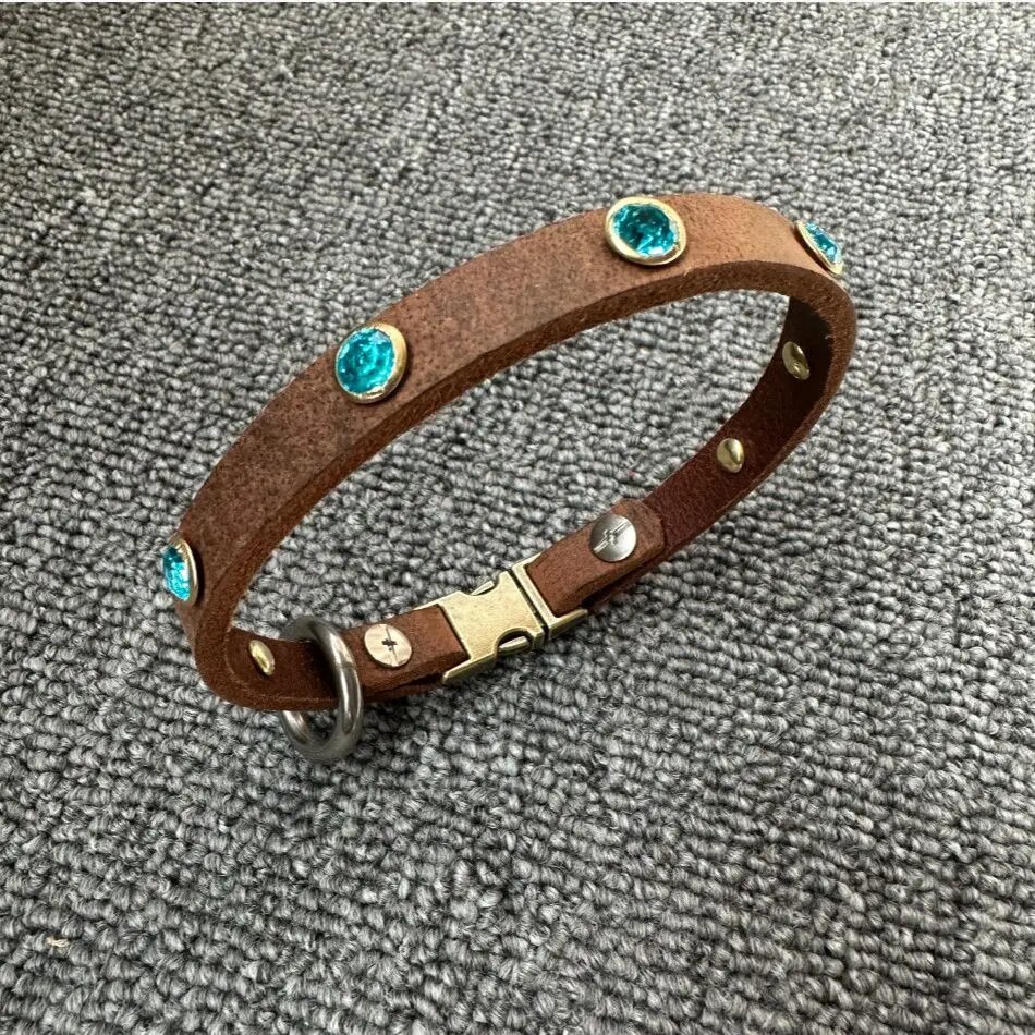 Кожаные ошейники Petkit для собак и кошек Length 28, Width 1cm