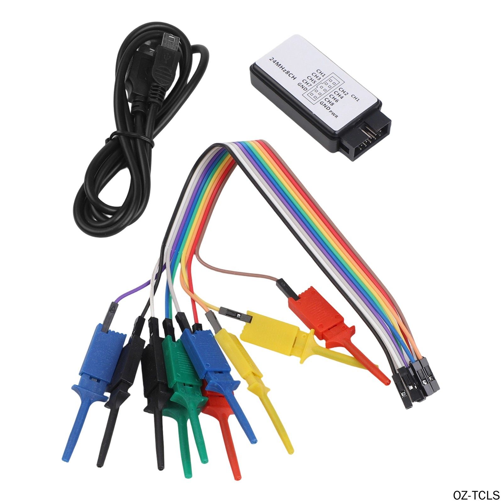 USB-анализатор логики для отладки ARM FPGA, 24 млн сэмплов, 8 каналов.