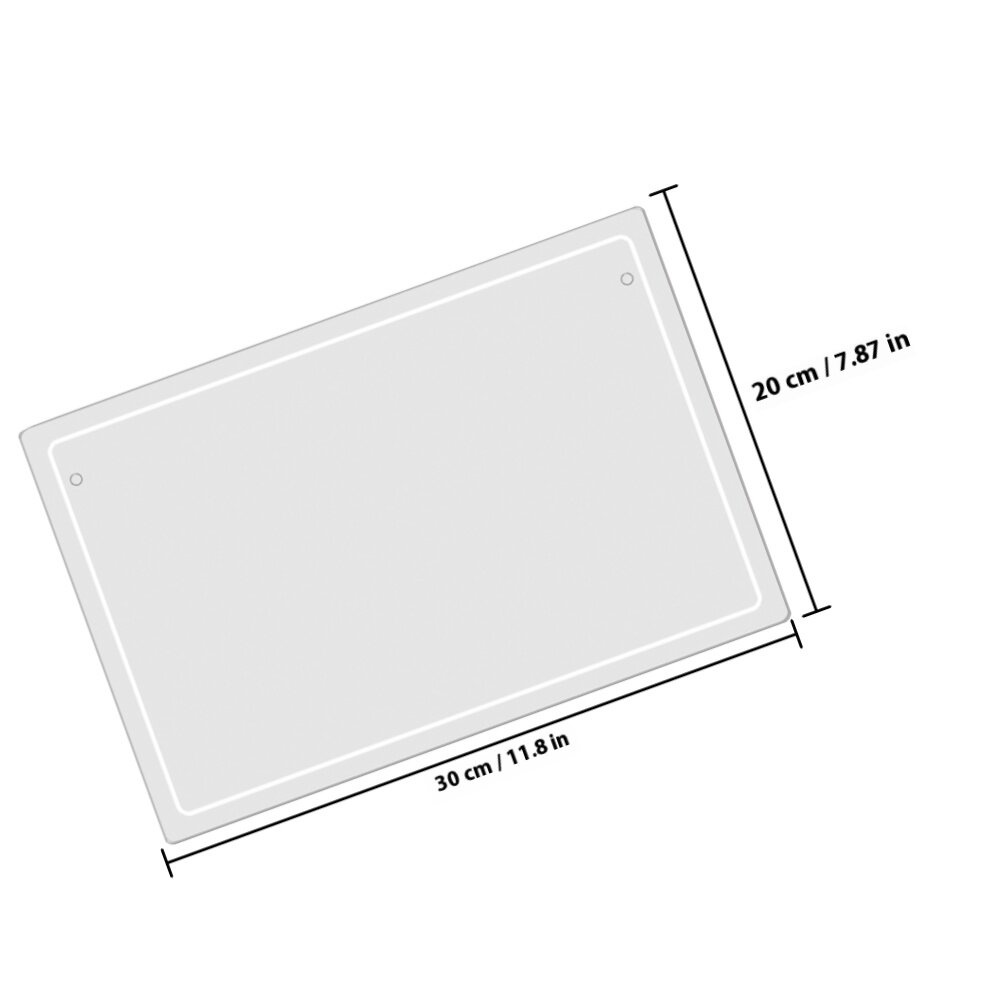 Прозрачная Доска Для Заметок Из Акрила Набор 1 Штук 30.00X20.00X0.10Cm