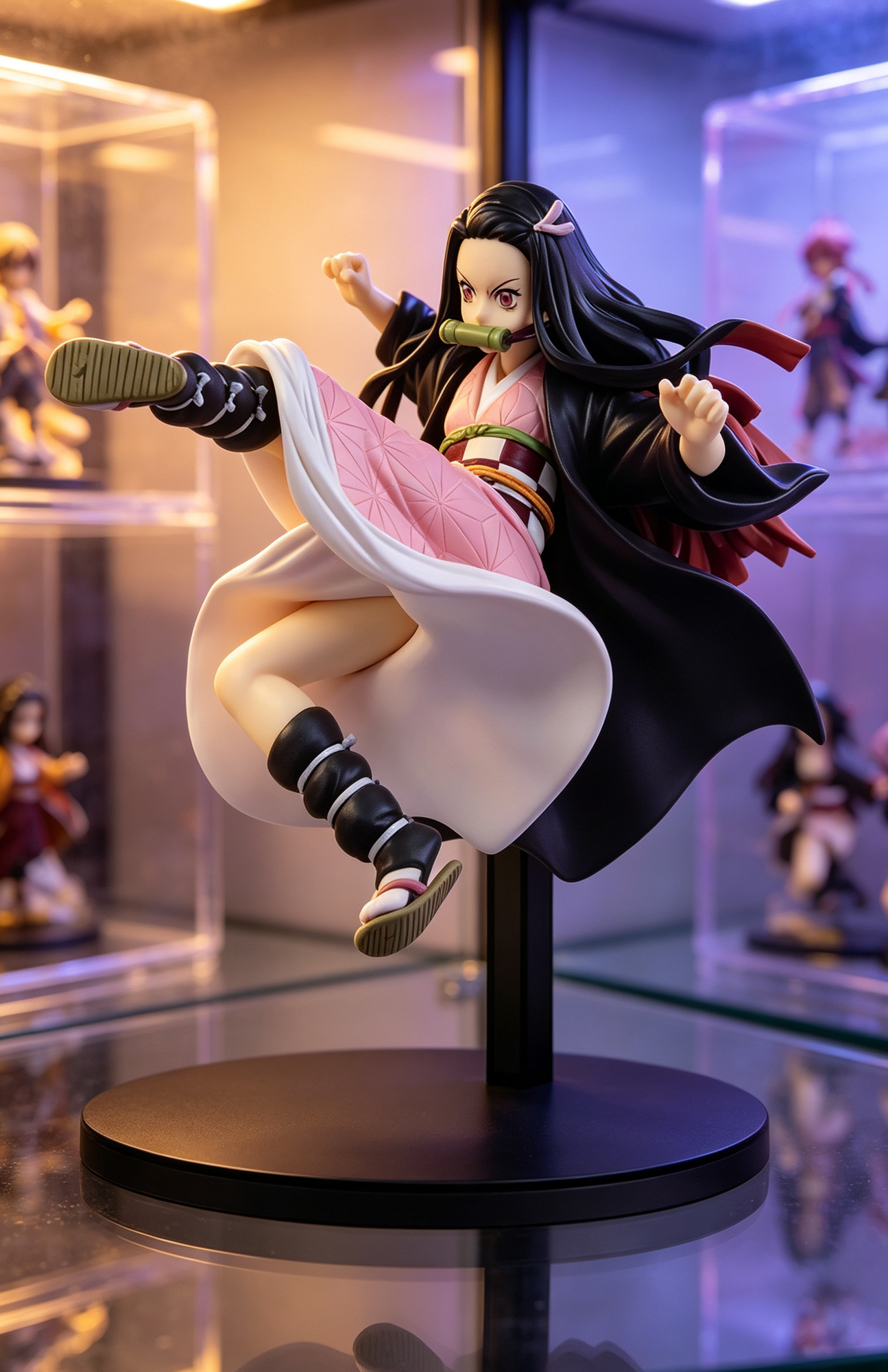 Аниме Фигурка Bandai Banpresto VIBRATION STARS Нэзуко(Nezuko Kamado) из Клинок, рассекающий демонов Demon Slayer 12 см