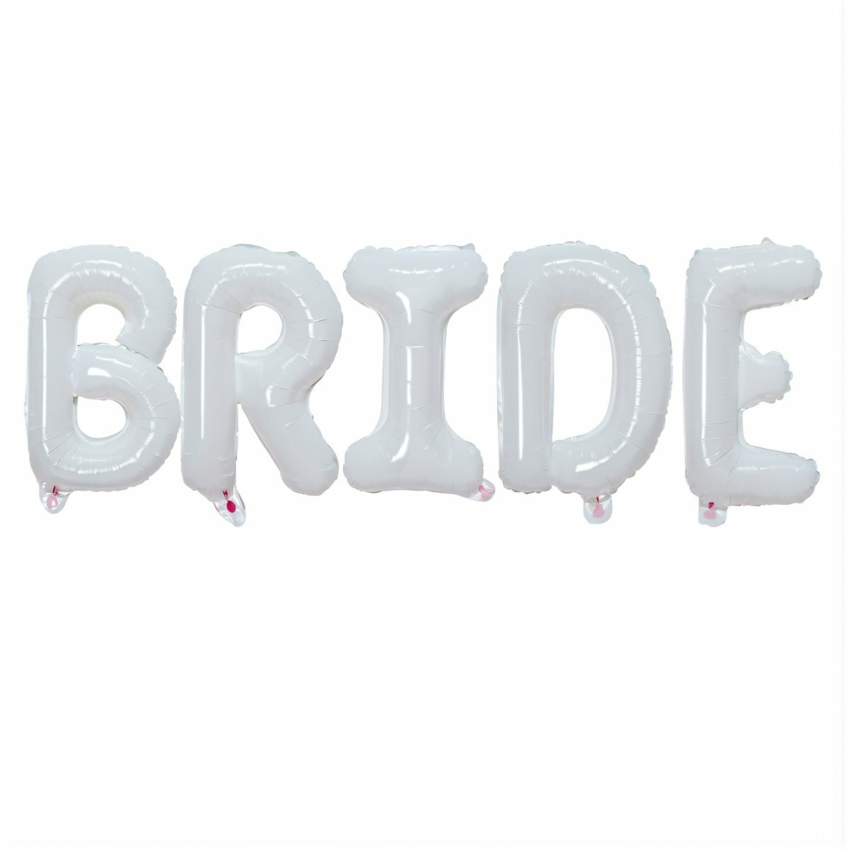 Воздушные шары BRIDE белые 40 дюймов из алюминиевой фольги 5 штук набор для декора свадебной вечеринки девичника зоны фото, 16 дюймов, белый, набор 5 штук BRIDE