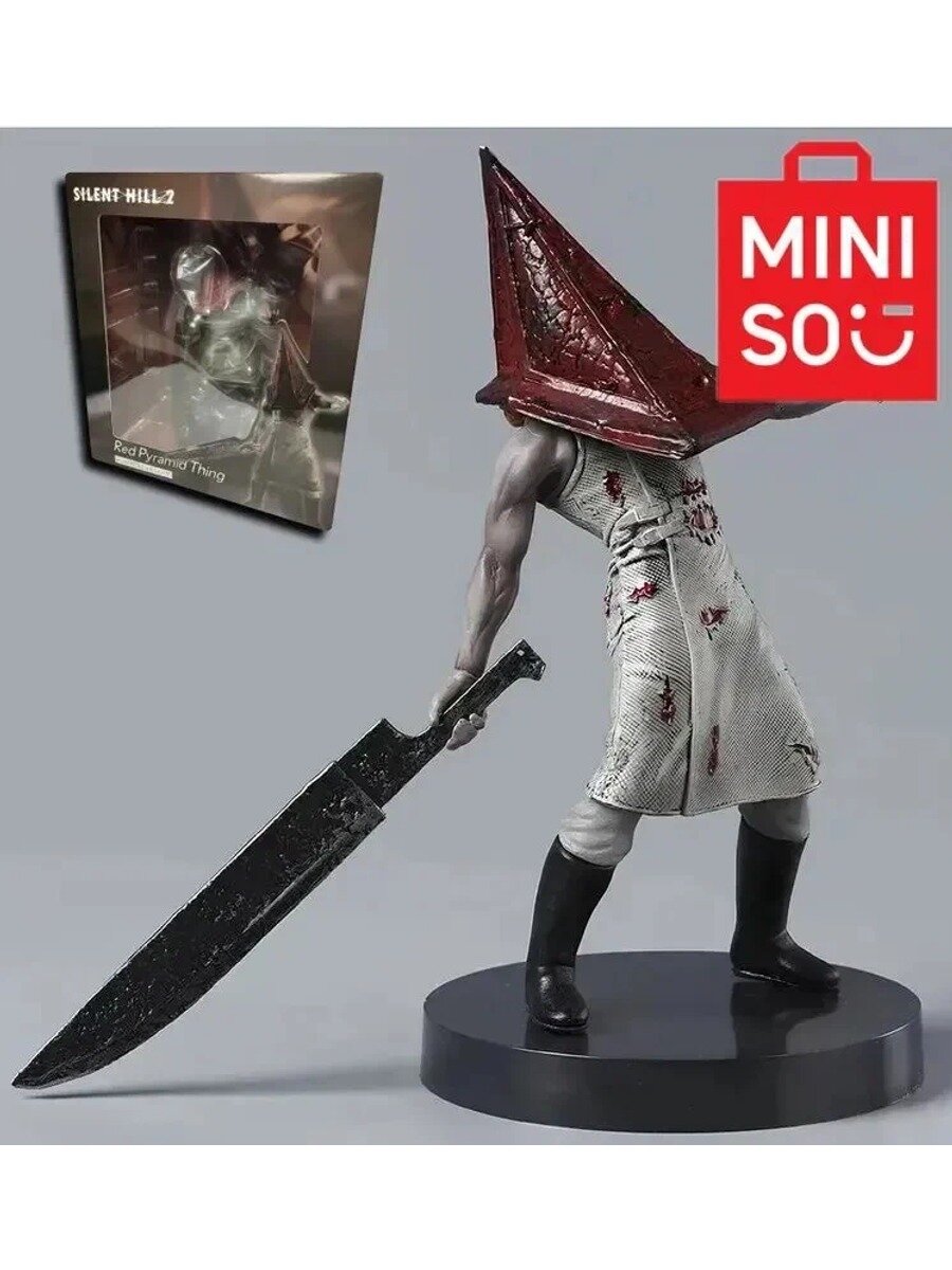 Фигурка Пирамидоголовый Сайлент Хилл, Ужасы / Silent Hill 2: Red Pyramid Thing Pop Up Parade (18см)