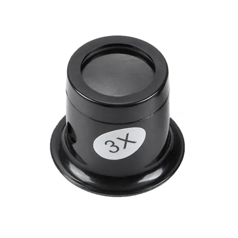OAKCHARM Лупа 5X 10X 15X 20X для часовщика Black 3X