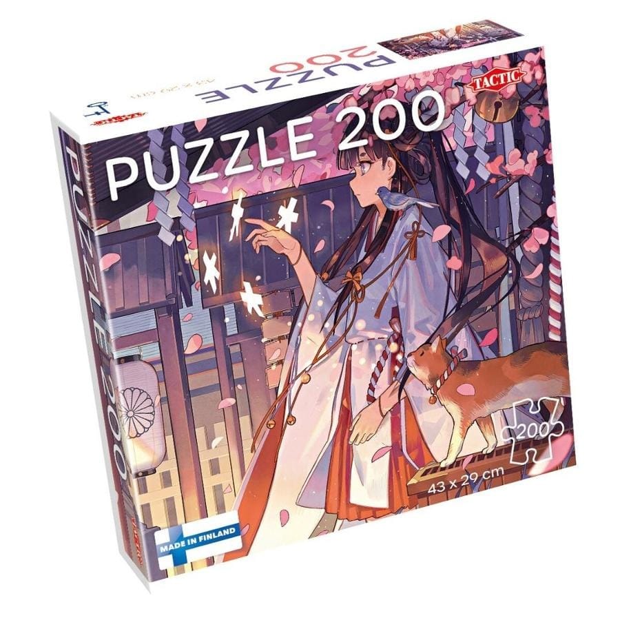 Пазл Tactic Manga anime girl, разноцветный, 200 элементов, 43х29 см