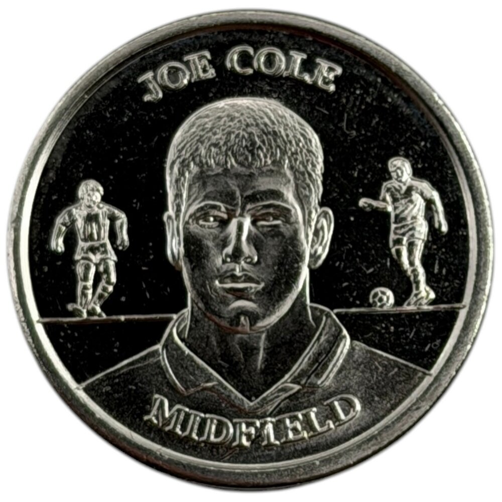 Великобритания, жетон "Сборная Англии по футболу - Джо Коул" 2004 г.