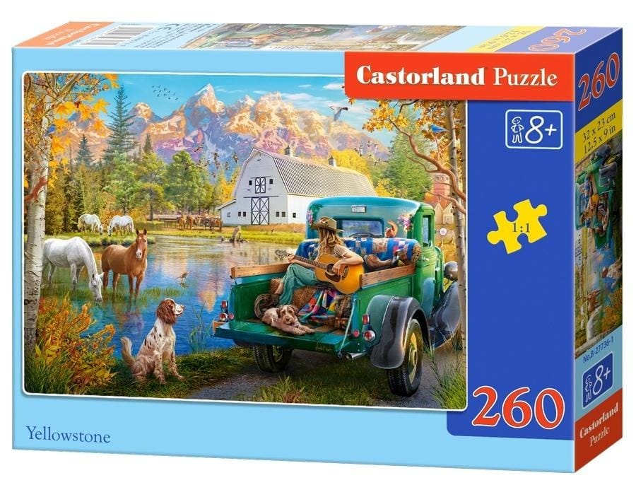 Пазл Castorland Yellowstone, 260 элементов, разноцветный, 32x23 см