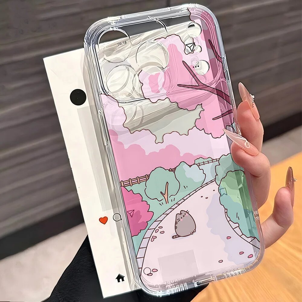 Чехол для iPhone 11 с Пушином, прозрачный, TTK-J2TK434u9