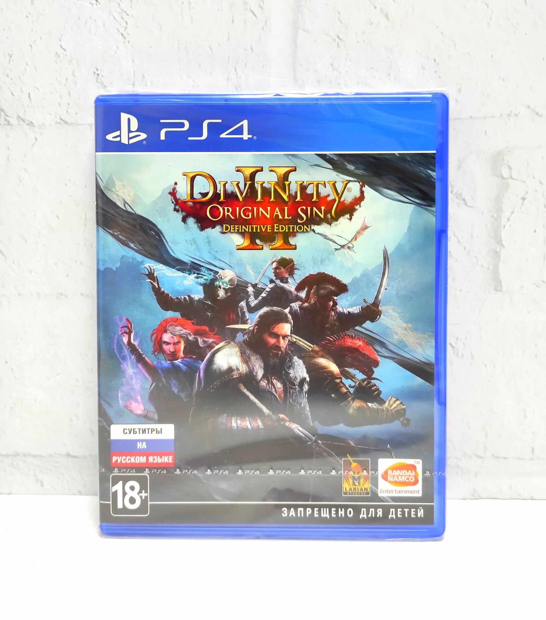 Divinity Original Sin 2 (II) Definitive Edition Русские субтитры обложка на русском CUSA 11898 Видеоигра на диске PS4 / PS5