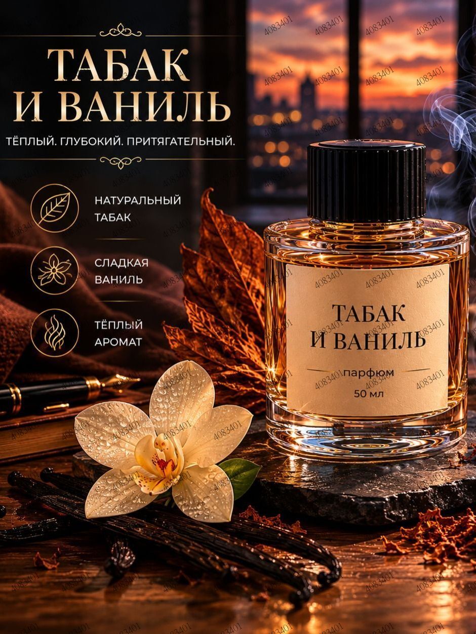 Ароматизатор автомобильный, Табак Ваниль, 50 мл