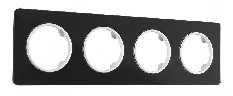 Рамка на 4 поста Arte Milano am-502.13 502.13-4. black