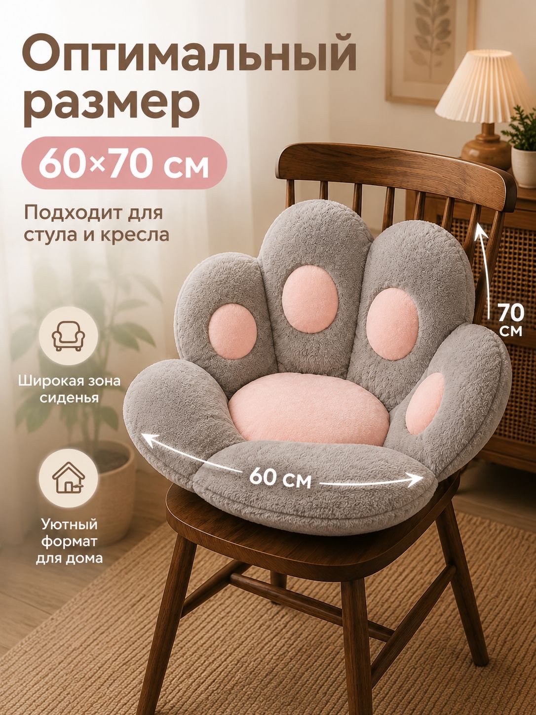 Подушка-игрушка 60x70 см